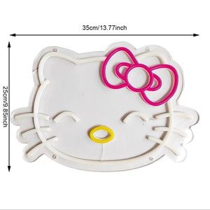 Hello Kitty | Wall Decor | Smiling Hello Kitty Led Dimmable Wall Sign ...